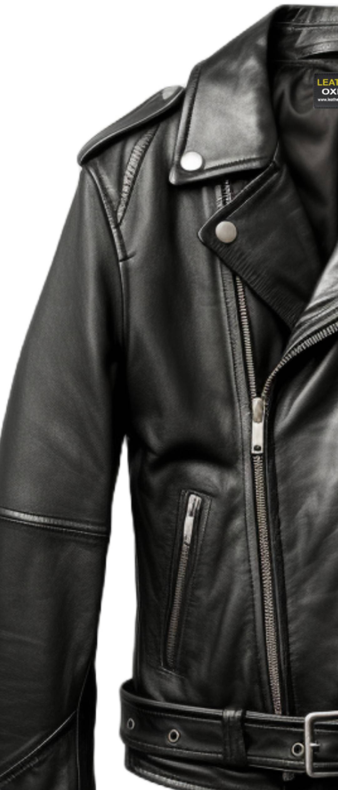 Best Men Black Leather Biker Jacket - Biker Leather Jacket