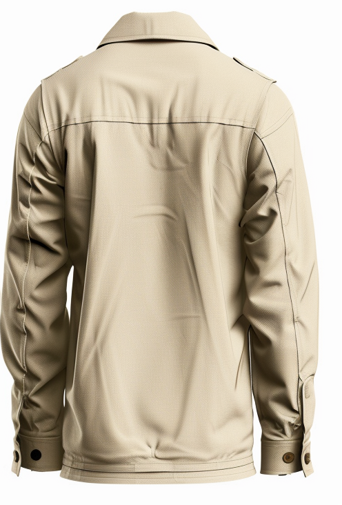 Men Off White Cotton Coat – Classic, Stylish, and Versatile