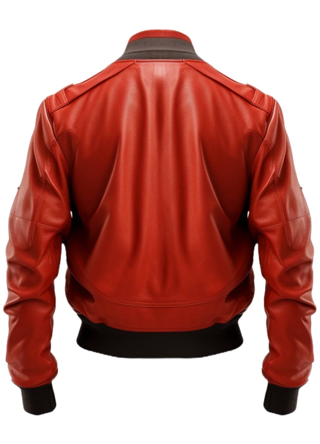 Men Red Leather Bomber Jacket: Stylish, Bold, & Timeless