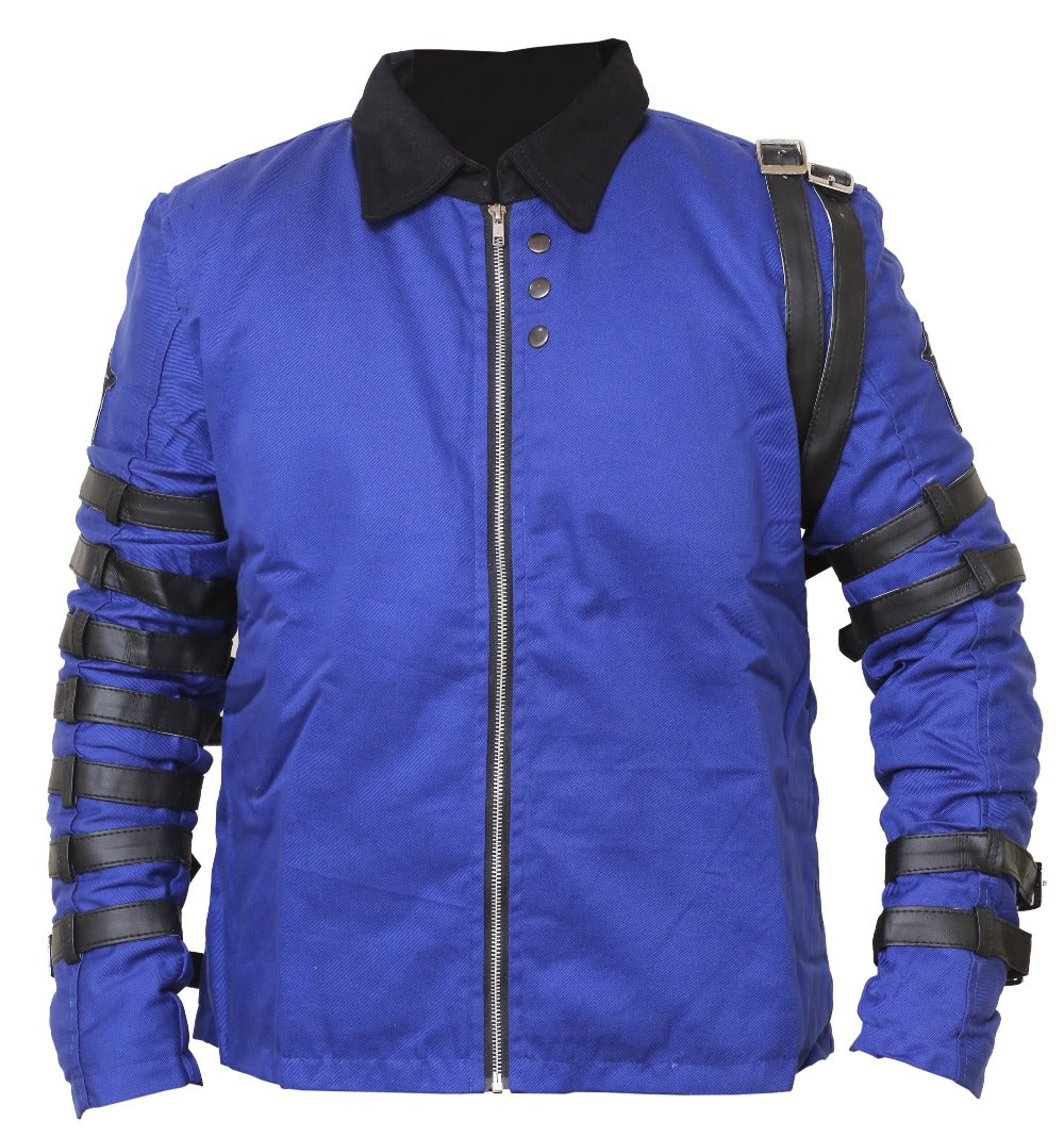 Stylish Blue Cotton Jacket